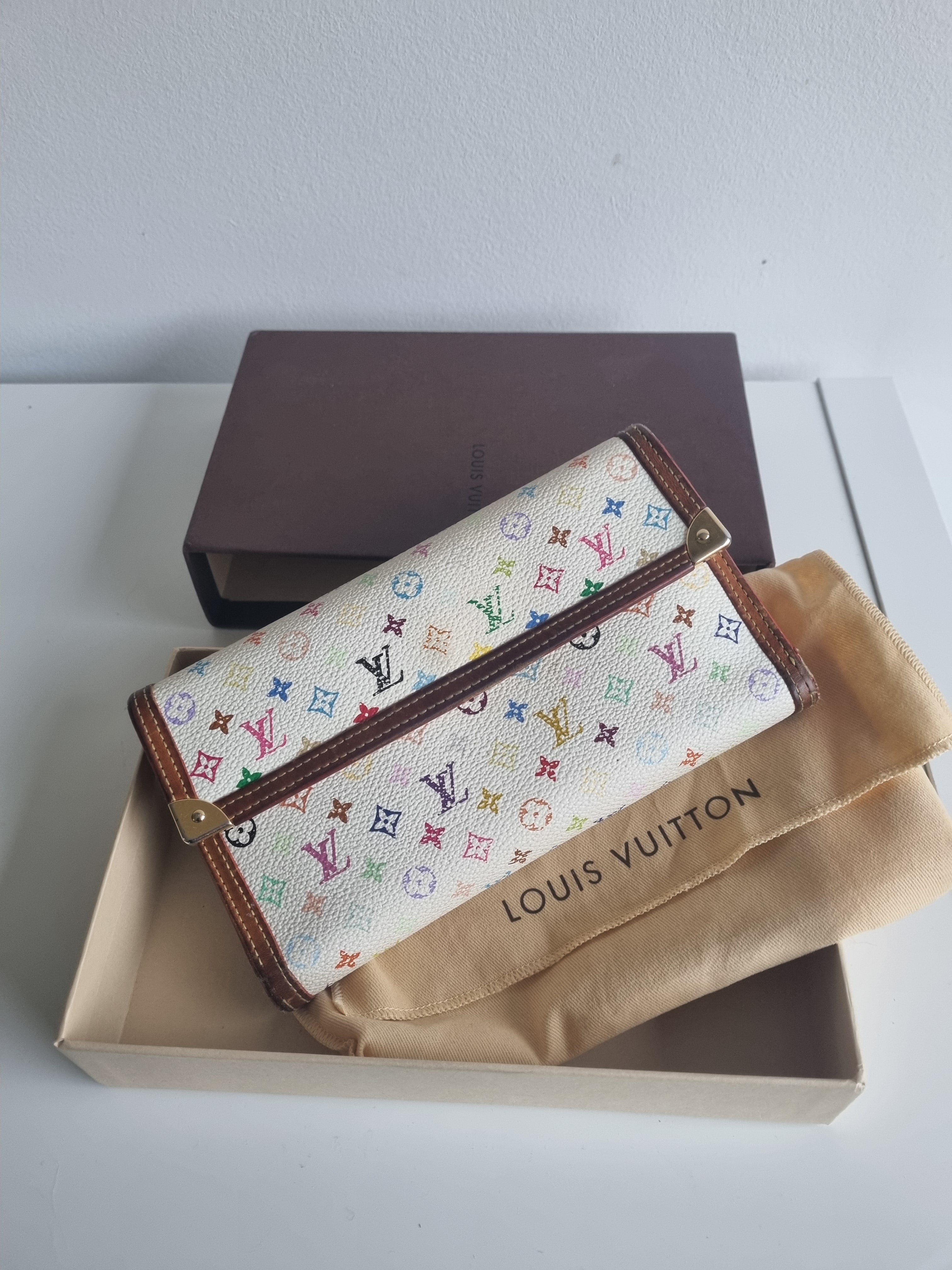 Authentic Genuine Louis Vuitton Multi Coloured Monogram Wallet – Modern ...